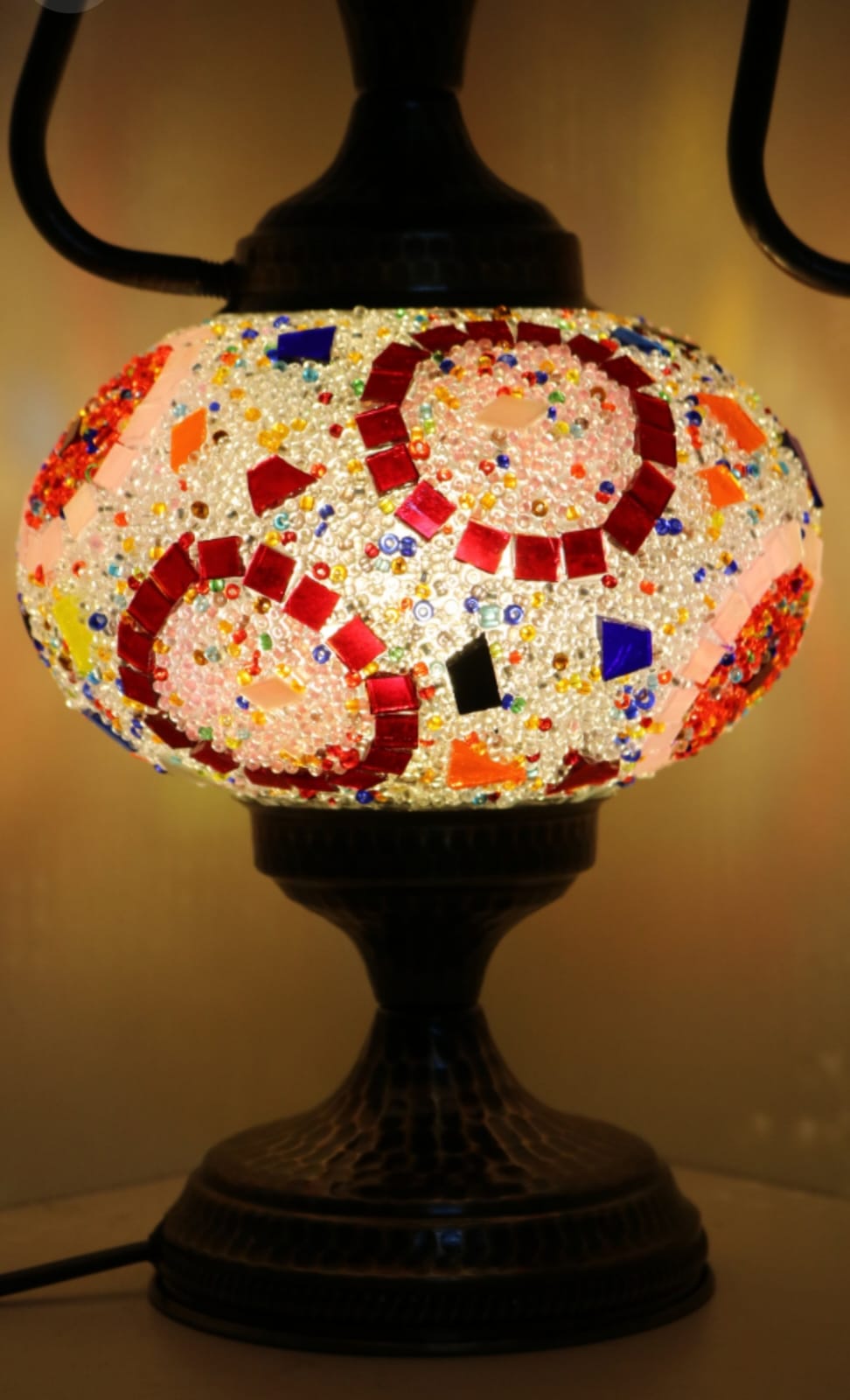 Ottoman İbrik Mozaik Lamba – Hanedan Hediyelik